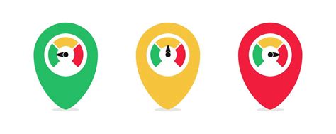 Risk Speedometer Symbol Colorful Speedometer Icons Risk Meter Icons Risk Meter Risk Concept
