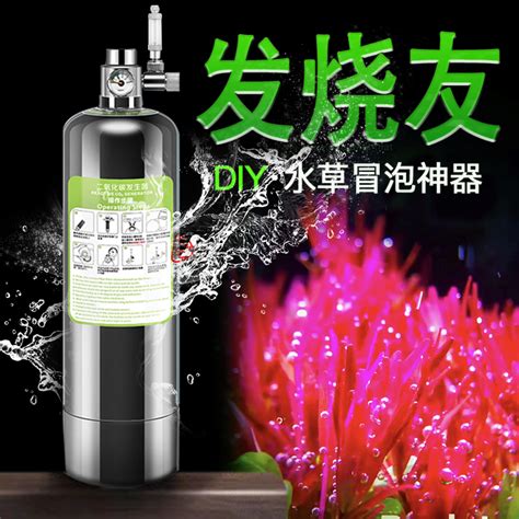 零度水草鱼缸二氧化碳发生器diy自制CO2发生器不锈钢钢瓶发生器 虎窝淘