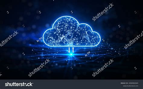 Cloud Computing Data Transfer Storage Concept Stock Illustration Shutterstock
