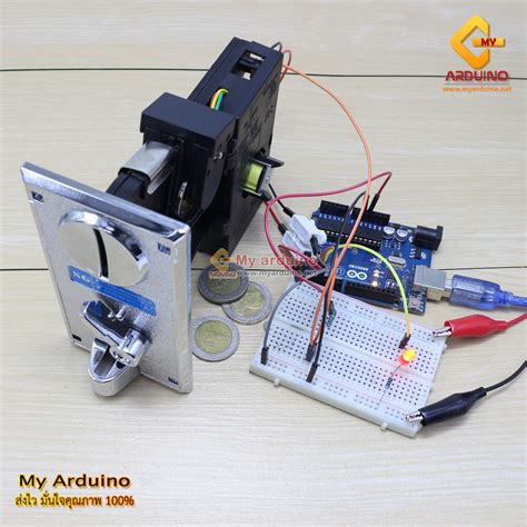 สอนใช้งาน Arduino Coin Validator เครื่องรับเหรียญ เครื่องหยอดเหรียญ