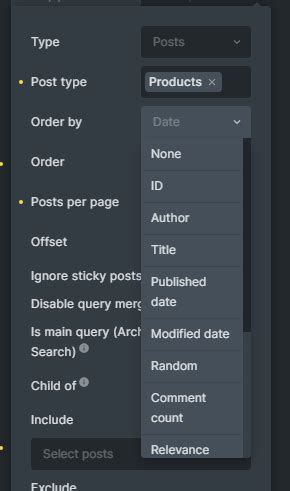 Order Product By Stock Status In Query Loop How To Bricks Community