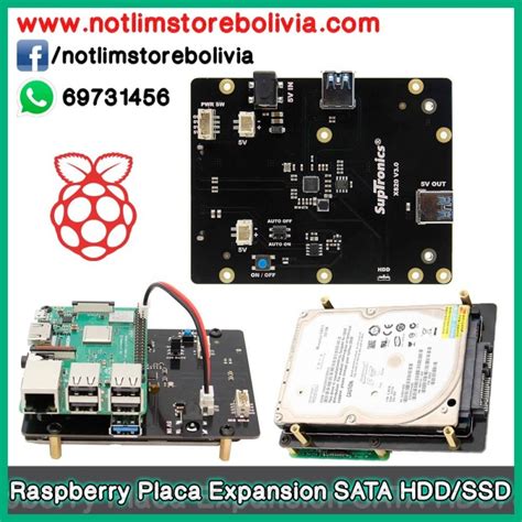 Placa De Expansion Geekworm X820 V3 0 SATA HDD SDD Para Raspberry Pi
