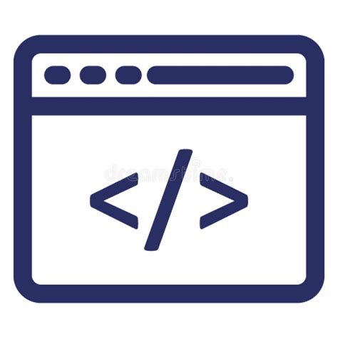 Html Isolated Icon Simple Element Illustration From Programming