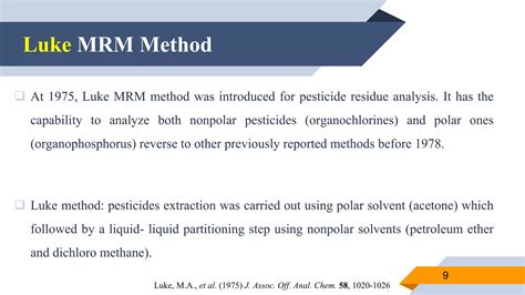 Common Multi Pesticide Residue Extraction Methodsrenamed0001pdf
