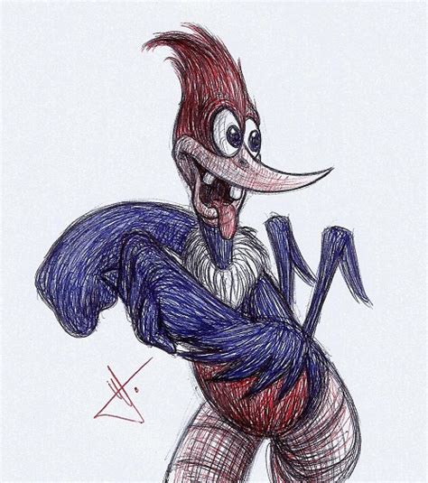 Woody Woodpecker Sketch By Rodwolf On Deviantart