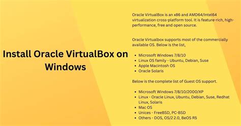 How To Install Oracle Virtualbox On Windows Techtown