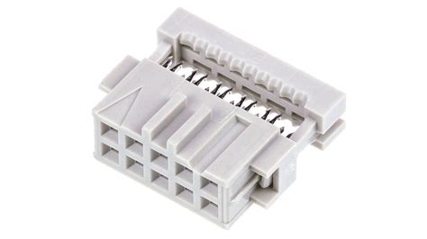1 215882 0 Te Connectivity 10 Way Idc Connector Socket For Cable Mount 2 Row Rs 1 215882 0 Te Connectivity 10 Way Idc Connector Socket For Cable Mount 2 Row Rs