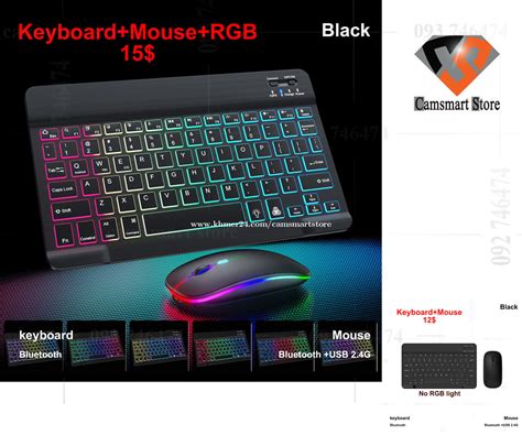 Bluetooth Wireless Keyboard Mouse For Android Ios Windows Price 14 In Tuek Lak Bei Tuol Kouk