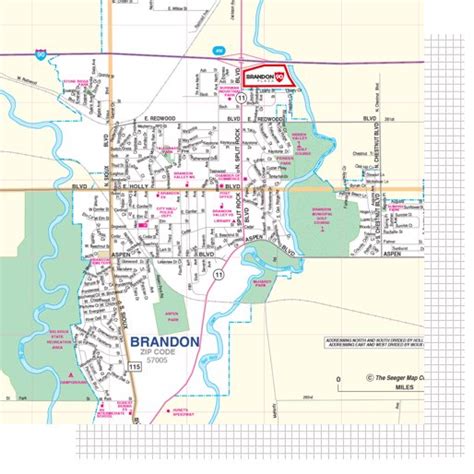 Road Map Of Brandon Florida