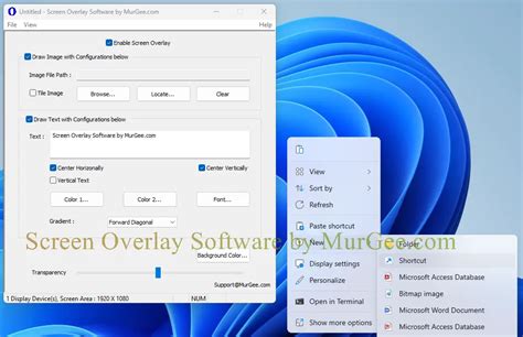 Image And Text Overlay On Screen With Screen Overlay Software For Windows 10 11