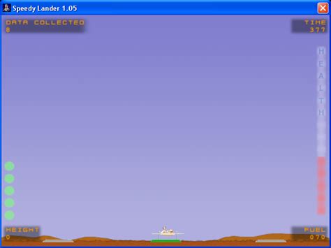 Screenshot Of Speedy Lander Windows 2005 Mobygames