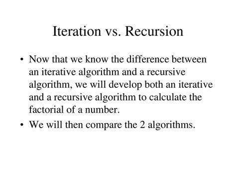 Recursion Recursion Is More Than Just A Programming Technique It Has