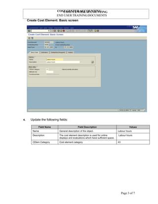 Ka06 Create Secondary Cost Element PDF