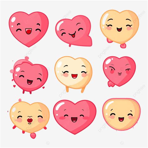귀여운 만화 세인트 발렌타인 연설 거품 세트 팝 아트 만화 만화 붐 팝 아트 Png 일러스트 및 이미지 에 대한 무료