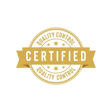 Premium Vector Certified Stamp Seal Vector Template