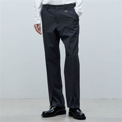 차콜그레이 히든 밴딩 슬릿 슬랙스 Tnpa2f102cg 감도 깊은 취향 셀렉트샵 29cm