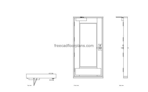 Automatic Door Opener Free Cad Drawings
