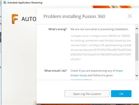 unable to install fusion 360 after manually uninstalling autodesk