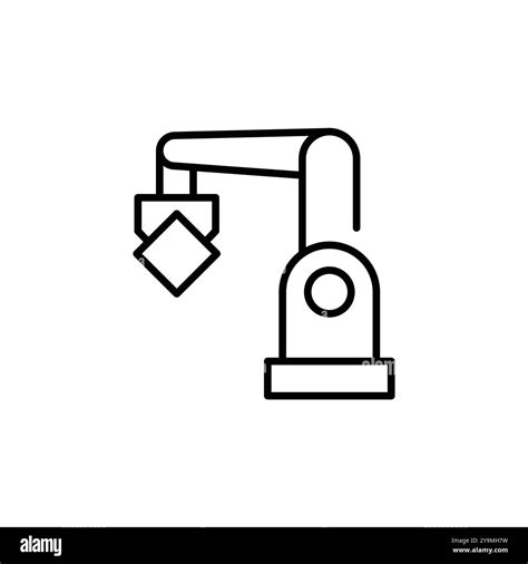 Robotic Arm Icon Stock Vector Image And Art Alamy