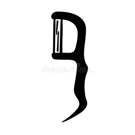 Dental Floss Personal Hygiene Illustration Vector Stock Vector