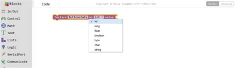 Graphical Programming Tutorial For Arduino Using A Button Osoyoo