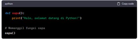 Fungsi Dalam Python Cara Membuat Dan Menggunakan Fungsi