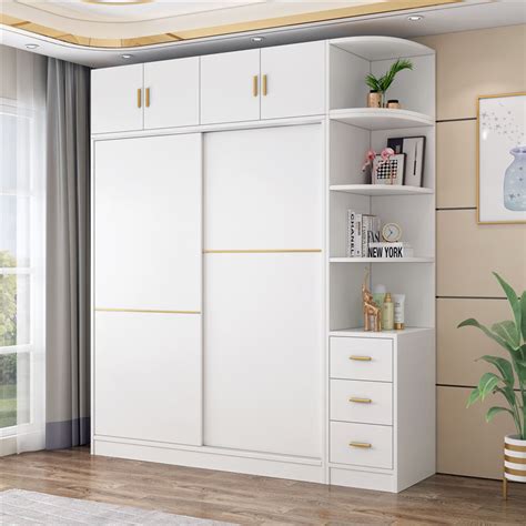 ตู้เสื้อผ้าบานเลื่อนบิ้วอินกระจกชาดำไม่มีไฟในตู้ Built In Sliding Door Wardrobe