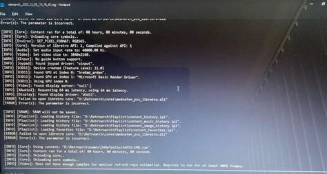failed to open libretro core series x r retroarch