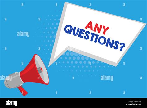 Handwriting Text Any Questions Question Concept Meaning Asking For