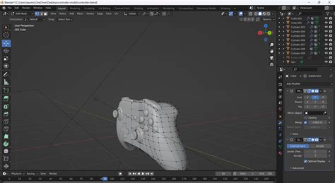 I Am Modelling An Xbox Controller For A College Project How Do I Add