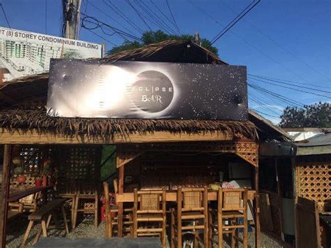 menu at eclipse bar panglao