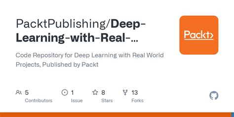 Github Packtpublishingdeep Learning With Real World Projects Code
