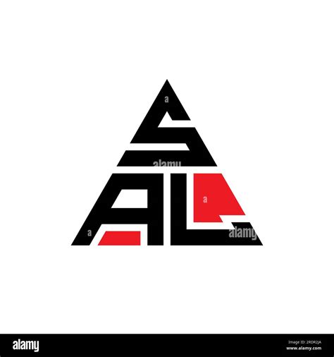 Sal Triangle Letter Logo Design With Triangle Shape Sal Triangle Logo
