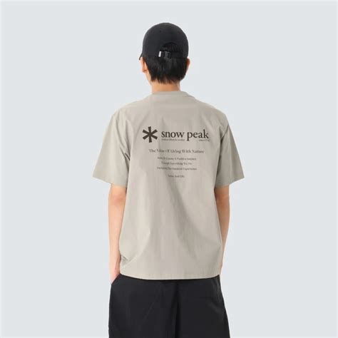 Cland Hybrid 短袖t恤 浅米色 Snowpeak 时尚 韩际新世界免税店