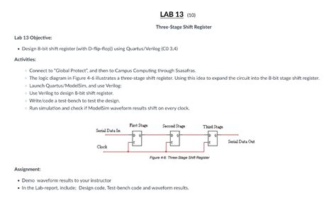 Solved Design Bit Shift Register With D Flip Flop Chegg Com