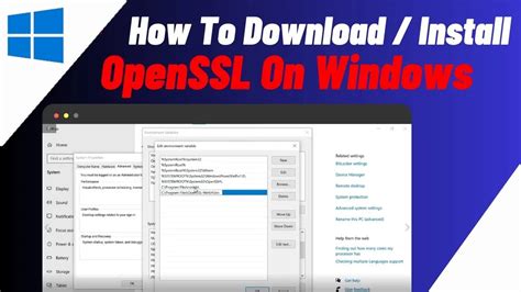 How To Download And Install Openssl On Windows Step By Step Guide Youtube