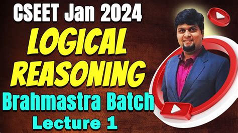 Free Cseet Logical Reasoning Brahmastra Live Batch For January 2024
