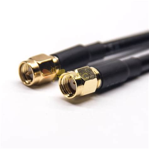 Rg58이 있는 남성 Rp 직선 Rf 케이블에 20개 Sma 케이블 남성