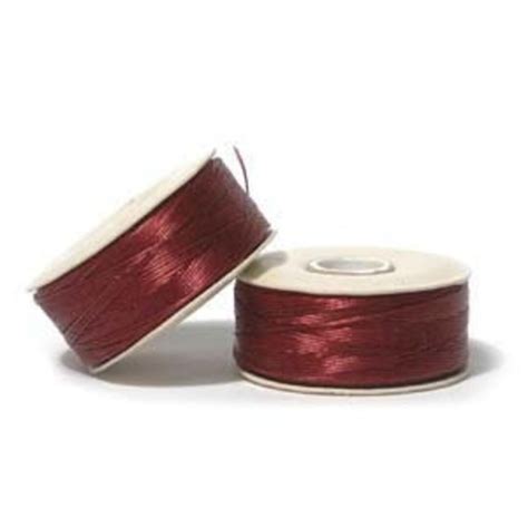 Red Nymo B Beading Thread 72yd Bobbin Etsy