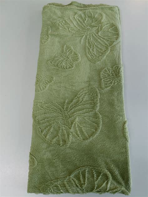 Patură Cocolino Fluturi 3d Verde Lenjerii De Pat Calitate Superioara