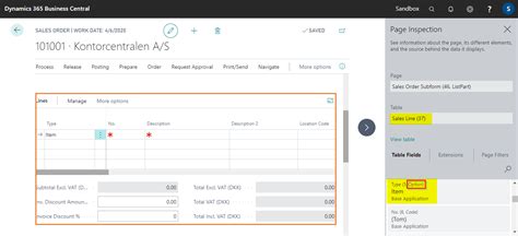 Issue In Extending “sales Line Type” Enum In Business Central 160 · Issue 5839 · Microsoftal
