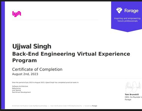 Backendengineering Virtualinternship Lyftinternship