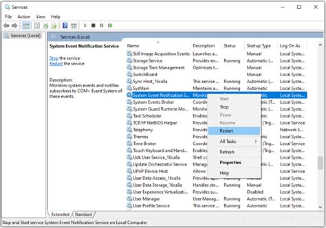 Fixed Please Wait For The System Event Notification Service Error