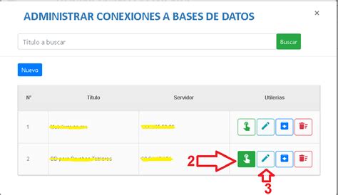No se ha podido conectar con la Base de datos es necesario que actualice la conexión que tiene