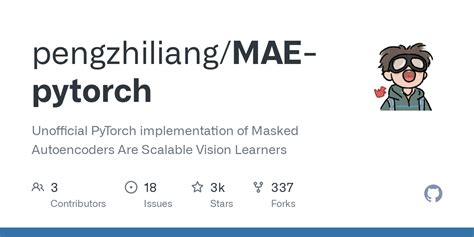 GitHub Pengzhiliang MAE Pytorch Unofficial PyTorch Implementation Of Masked Autoencoders Are