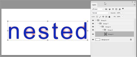 Solved Merge Nested Group Into One Layer Or One Smart Obj Adobe Product Community 9050945