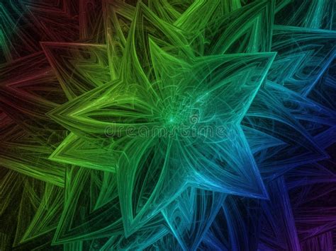 Abstract Fractal Digital Effect Surreal Shine Beautiful Dream Effect