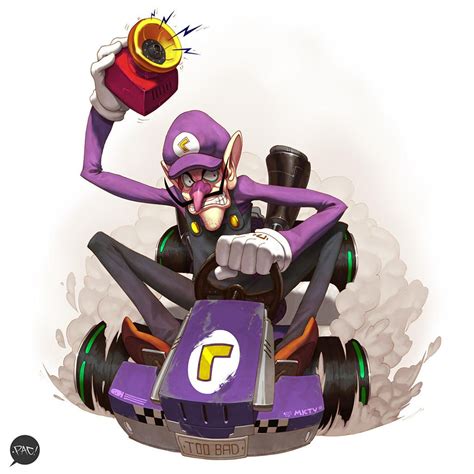 Wahntastic Waluigi Super Mario Art Nintendo Mario Bros Super Mario Bros