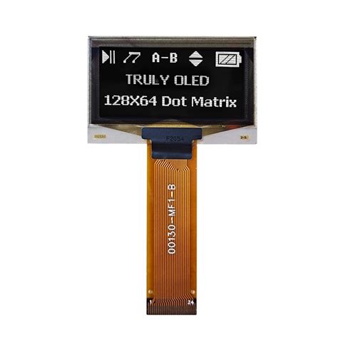 1 54 Inch OLED White Screen 24pin SSD1305z Spi I2c Interface OLED Display For Smart Product