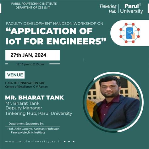 Tinkering Hub Parul University On Linkedin Dear All Greetings From Tinkering Hub Parul